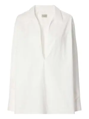 COMME SI COMME SI White Cotton Poplin Shirt