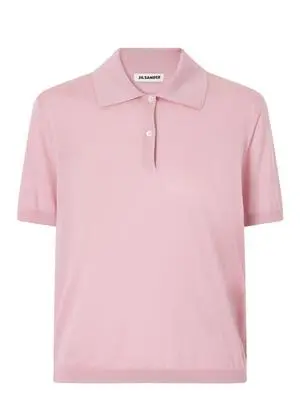 JIL SANDER Jil Sander Wool Knit Polo Shirt