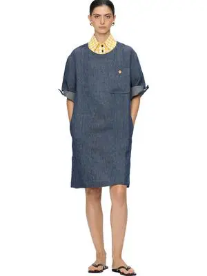 CALLAS MILANO Nadege Tunic Dress - Indigo