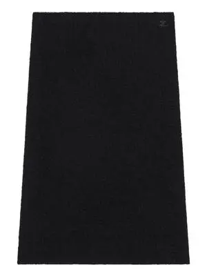COURRÃ¨GES Courrèges Midi Skirt Boucle - Black
