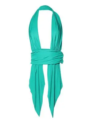 Christopher Esber Draped Halter Top - Green