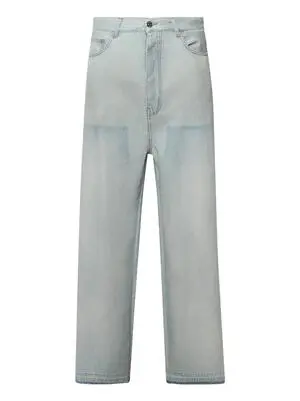 Amiri Faded Carpenter Jeans In Antique Indigo - Blue
