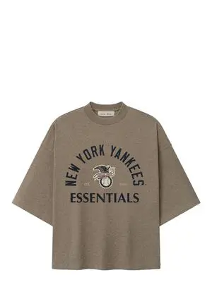Fear Of God Yankees Ai Merch Tee Homestead Heather - Grey