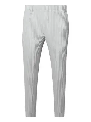 HOMME PLISSÃ ISSEY MIYAKE Tailored Pleated Pants - Light Grey