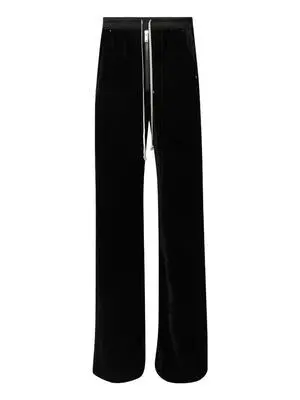 Rick Owens Wide Bela Pants Steel - Black