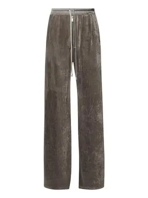 Rick Owens Wide Bela Pants Steel - Brown