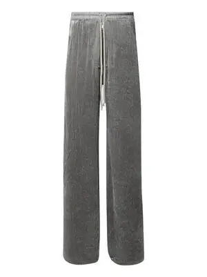 Rick Owens Wide Bela Pants Steel - Silver
