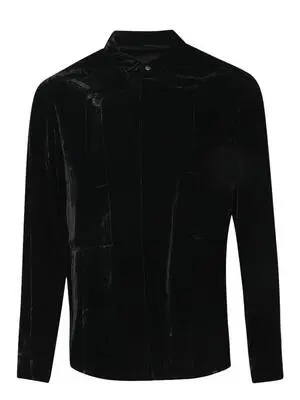 Rick Owens Paneled Outershirt - Black