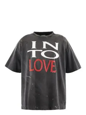 SAINT MXXXXXX In To Love Short Sleeve T-shirt - Black