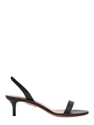 AQUAZZURA Aquazzura "So Nude" Leather Slingback Sandals