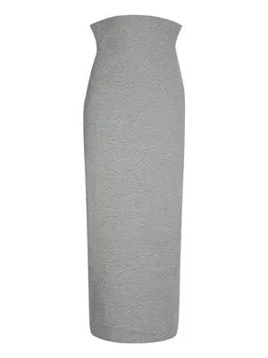 Issey Miyake Paper-blend Maxi Skirt - Grey