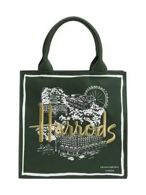 Harrods City Stories Tote Bag - Green