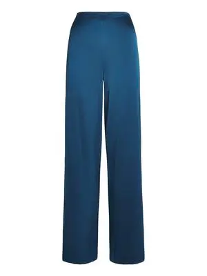 Staud Silk Trousers - Blue