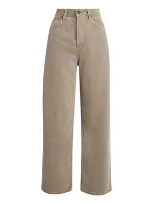 AGOLDE Ren Wide-leg Jeans - Brown