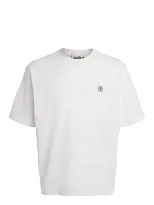 Stone Island Organic Cotton Ghost T-shirt White