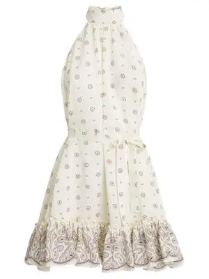 Devon Windsor Selma Mini Dress - Ivory
