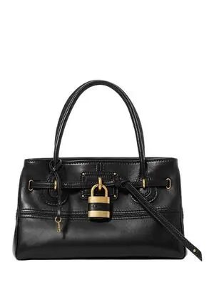 Chloé Leather Lock Bag - Black