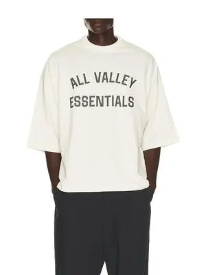 Fear Of God Merch Tee In White - Ivory