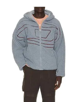 DIESEL® S-za Fleece Hoodie - Grey
