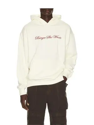 Brixton X Burger She Wrote Hoodie - Natural