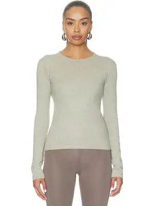 Fear Of God Slim Long Sleeve Crewneck Tee - Seal