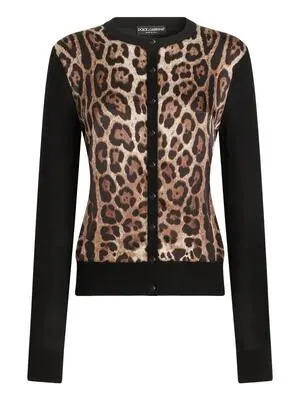Dolce & Gabbana Leo- Virgin Wool Cardigan - Print