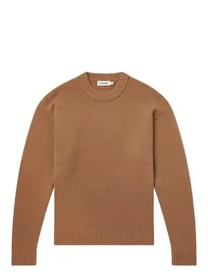 FRAME Cashmere Crewneck Sweater - Brown