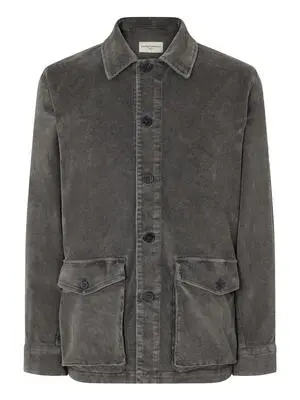 Officine Générale Suny Stretch-cotton Corduroy Jacket - Gray