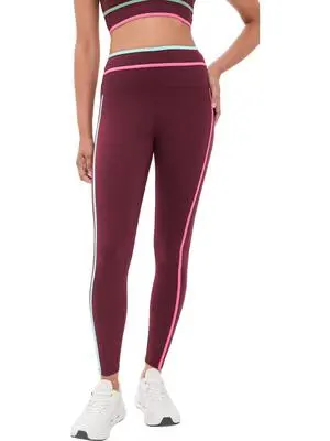 Beach Riot Solara Full Leggings - Raspberry Bloom Colorblock