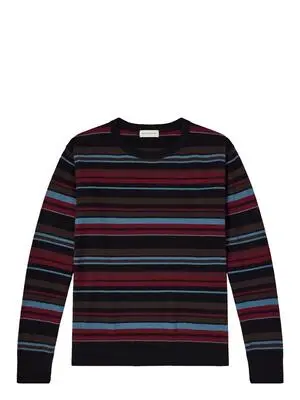 Dries Van Noten Striped Cashmere Sweater - Multi