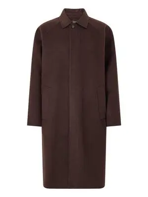 Kiton Wool And Cashmere-blend Coat - Brown