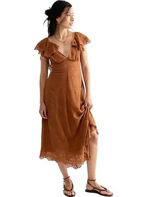 Free People Lovely Lovely Midi Dress - Hazel