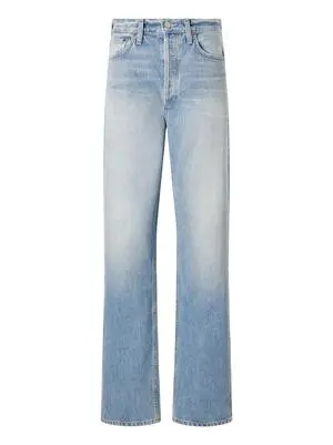 AGOLDE Kelly High-rise Straight-leg Jeans - Blue