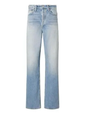 AGOLDE Kelly High-rise Straight-leg Jeans - Blue