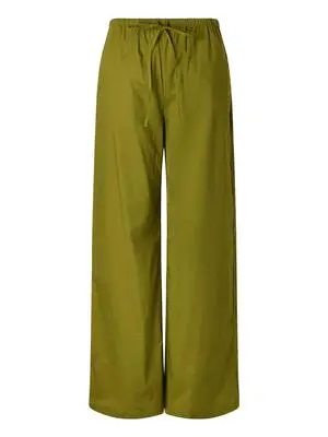 STAUD STAUDS Mateo Stretch-Cotton Wide-Leg Pants