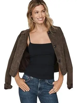 Maeve Classic Cami - Black