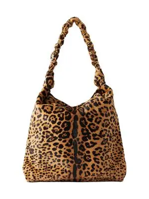 Saint Laurent Amalia Leopard-print Calf Hair Shoulder Bag - Leopard Print
