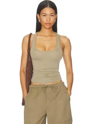 GRLFRND Racerback Tank - Light Olive