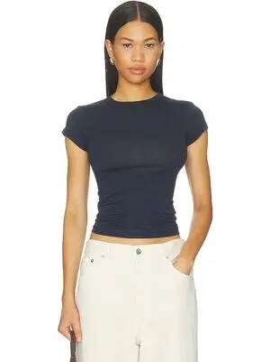 GRLFRND Crew Neck Slim Fit Tee - Navy