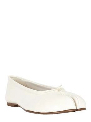 Steve Madden Calico Split Toe Ballet Flats - Bone