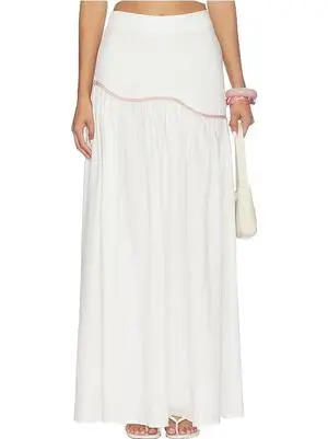 Azulu Leia Maxi Skirt - Ivory