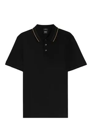 BOSS Cotton Polo Shirt - Black