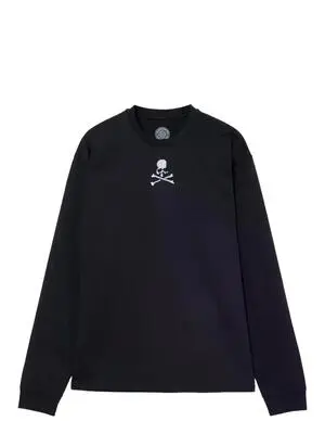 MASTERMIND WORLD Skull-print Long-sleeve T-shirt - Black