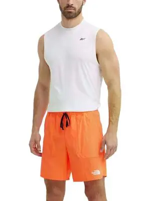 The North Face Logo Detail Track Shorts - Orange