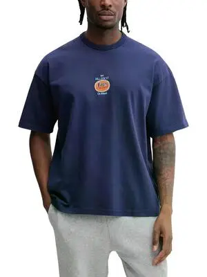 NAPAPIJRI Krous Embroidered T-shirt - Blue