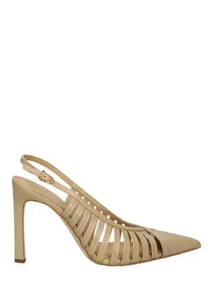 Michael Kors Leather Pointed-toe Mules - Neutrals