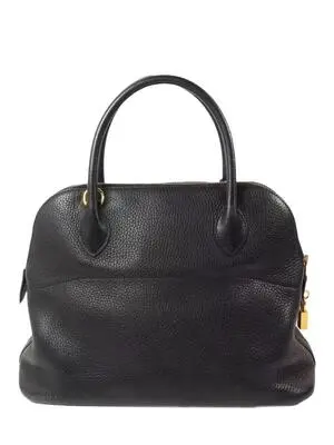 Hermès Bolide 31 Leather Shoulder Bag - Black