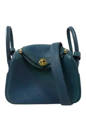 Hermès Mini Lindy Cross Body Bag - Blue