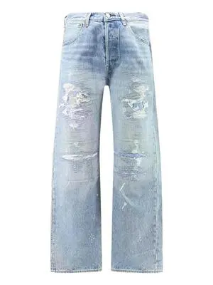 LEVI'S 501 Loose Distressed Jeans - Blue