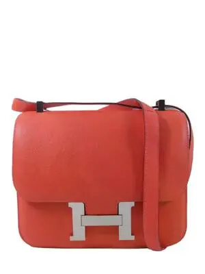 Hermès Hermès 24 Constance Shoulder Bag Red